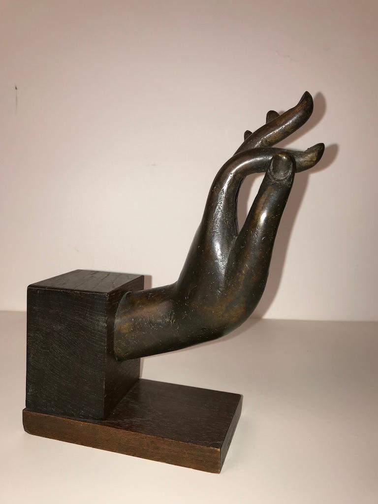 Bronze Hand of Buddha in the Vitarka Mudra at 1stDibs