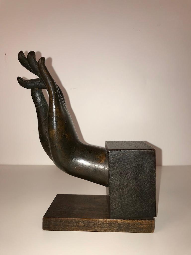Bronze Hand of Buddha in the Vitarka Mudra at 1stDibs