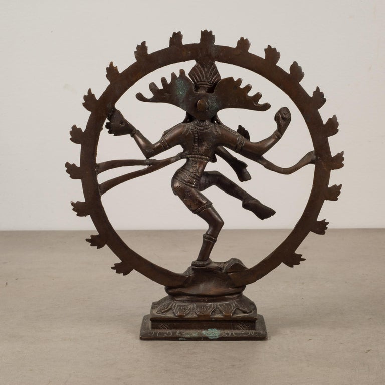 Bronze Hindu as Lord of the Dance Sculpture, circa 1930-1970 at 1stDibs