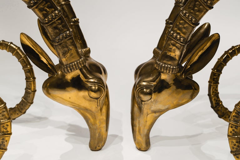 Bronze Ibex Table at 1stDibs