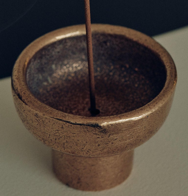 Bronze Incense Burner by Henry Wilson For Sale at 1stDibs