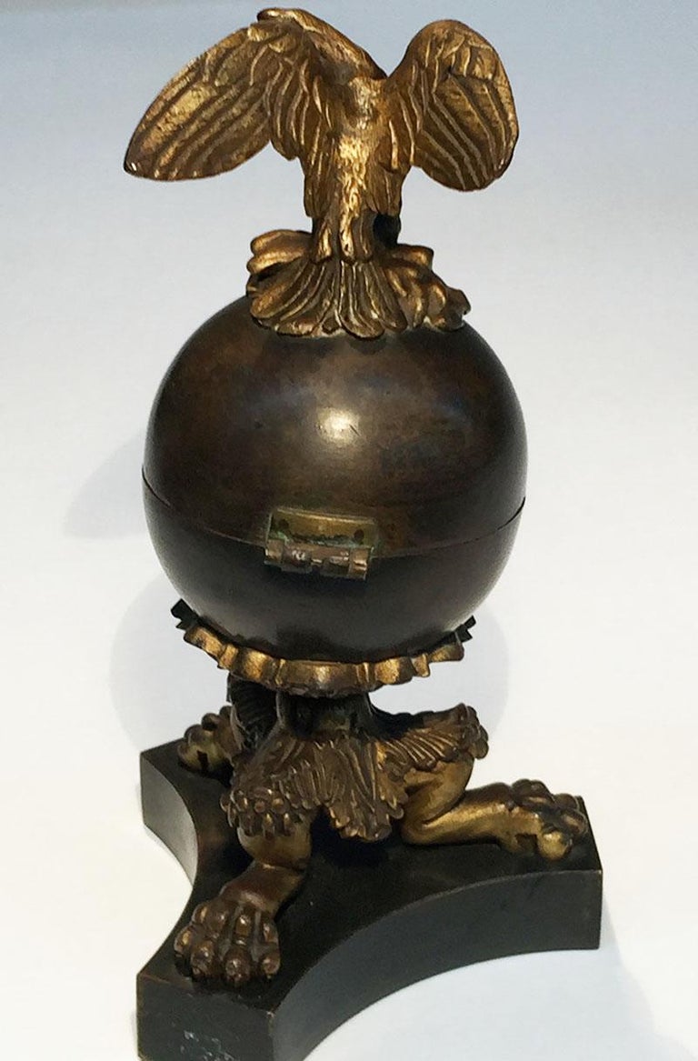 Bronze Inkwell by H.Luppens and Cie, Bruxelles, Belgium For Sale at 1stDibs