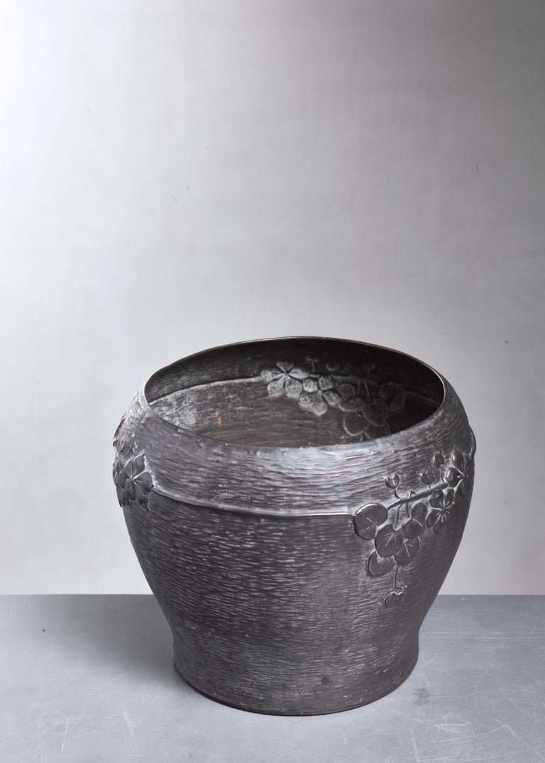 Bronze Jugendstil Flower Pot, circa 1900 For Sale at 1stDibs