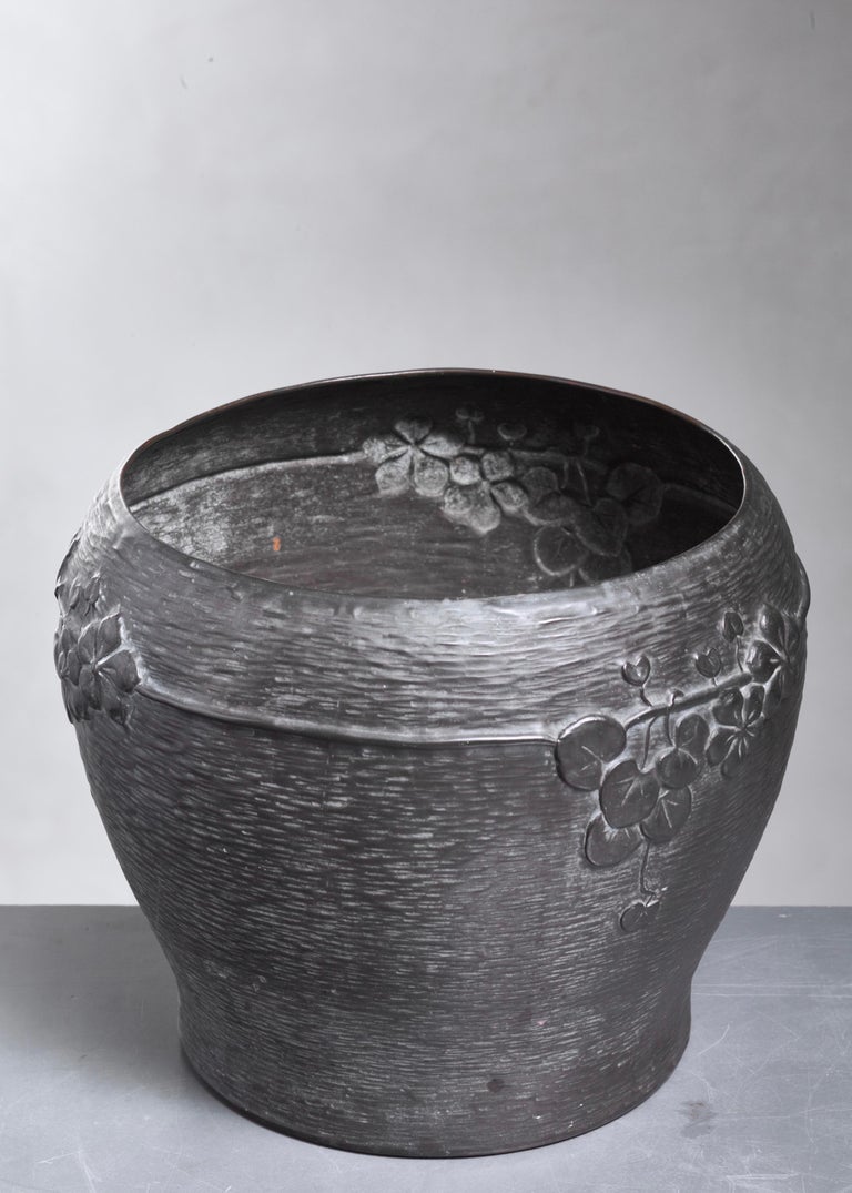 Bronze Jugendstil Flower Pot, circa 1900 For Sale at 1stDibs