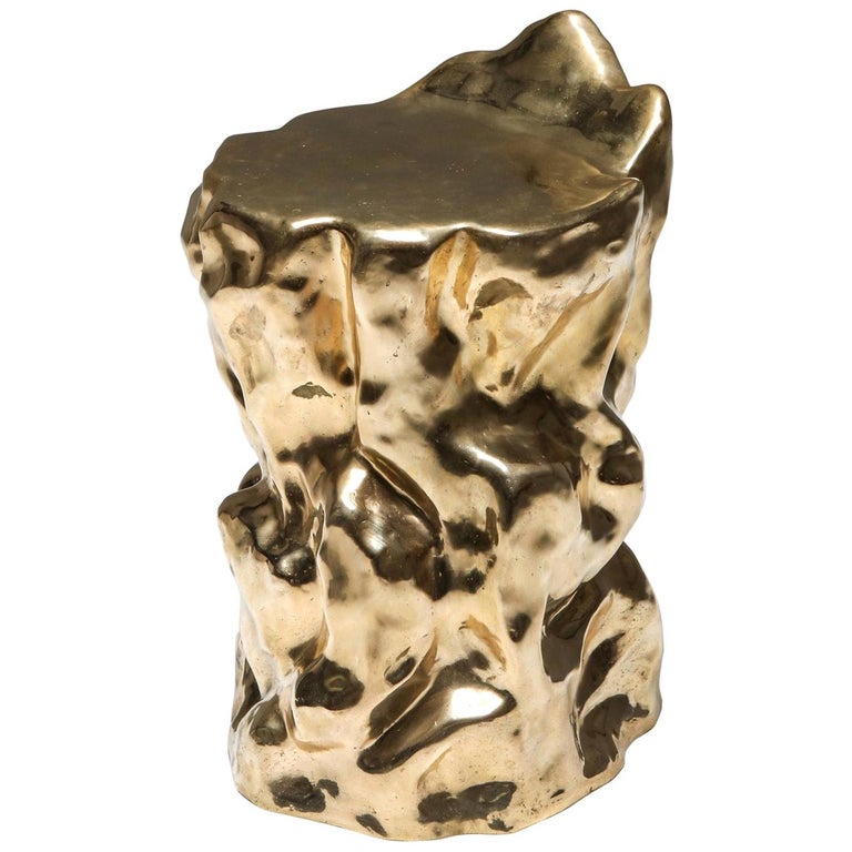 Bronze Lava Stool II For Sale at 1stDibs