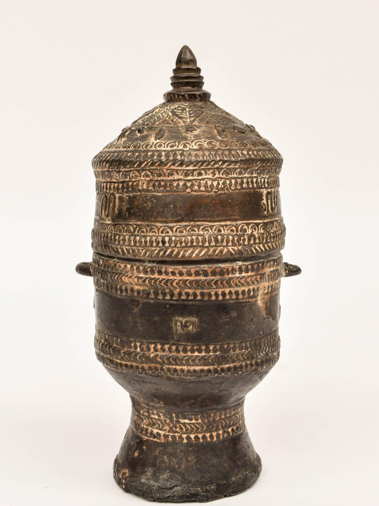 Bronze Lime Container from Laos, Mid-20th Century at 1stDibs | bronze ...