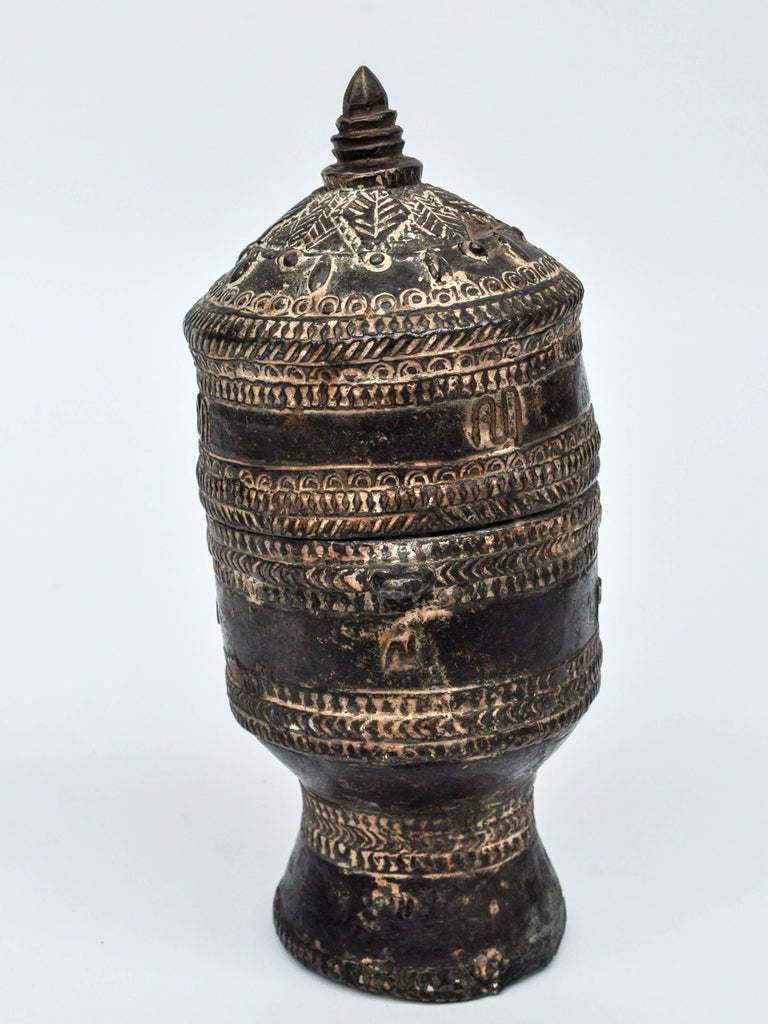 Bronze Lime Container from Laos, Mid-20th Century at 1stDibs | bronze ...
