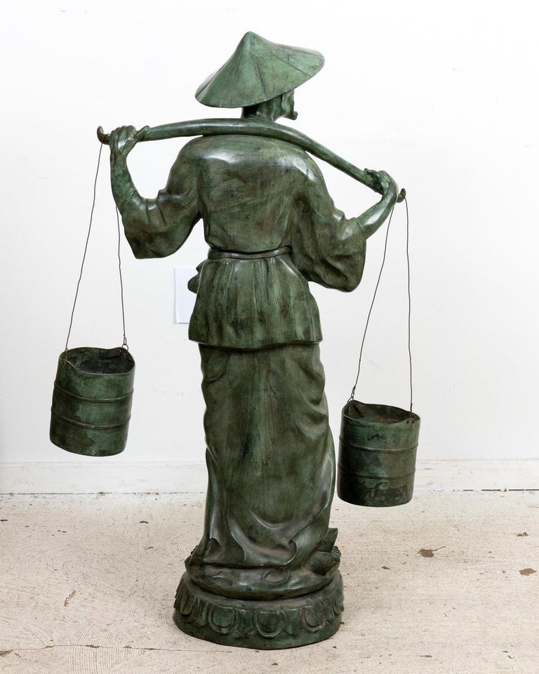 Bronze Male Chinese Figure For Sale at 1stDibs