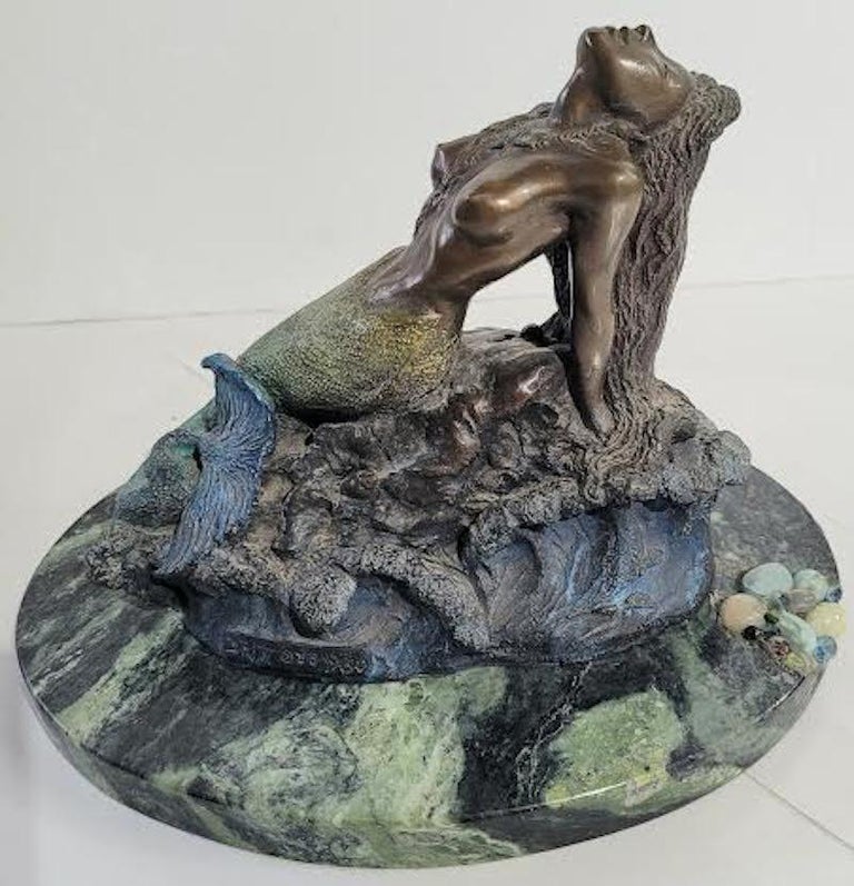 Bronze Mermaid, Signed at 1stDibs