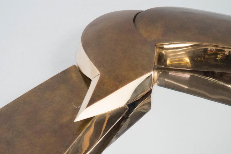 Bronze Mirror by Elie Hirsch, France, 2017 at 1stDibs