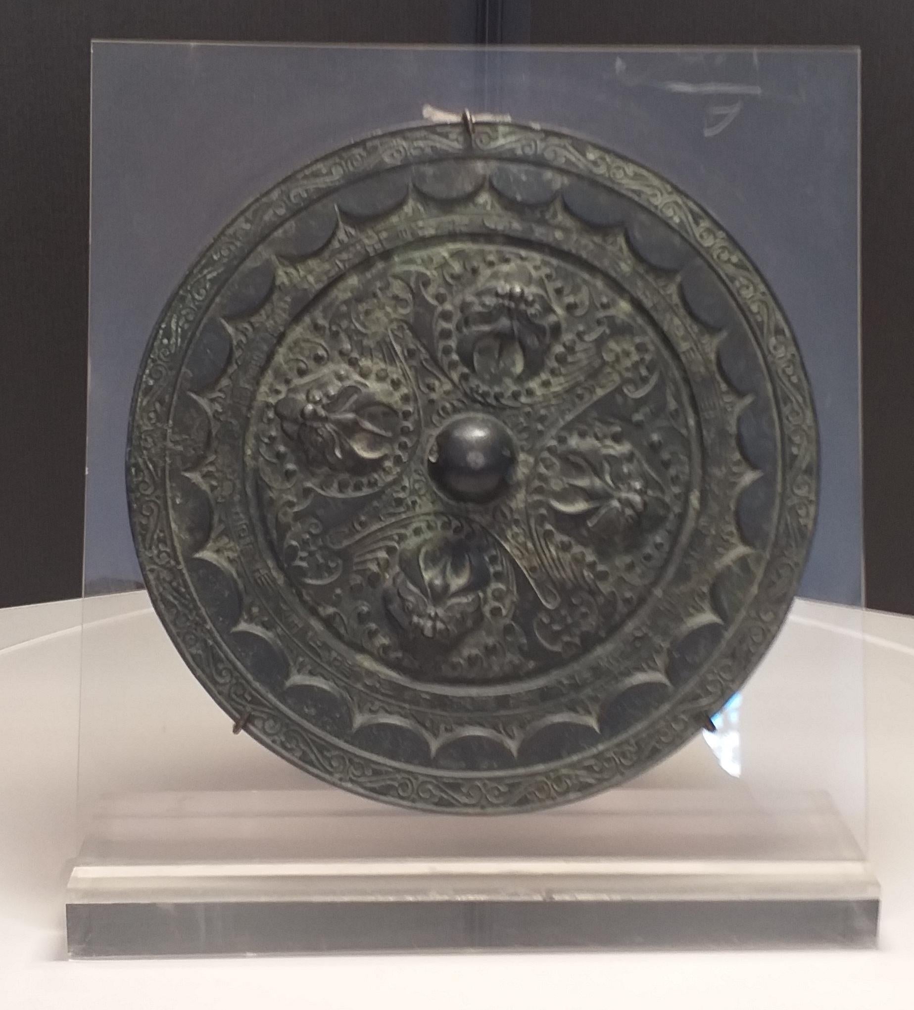 Bronze Mirror, Han Period at 1stDibs