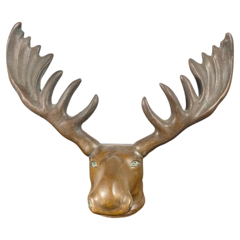 Bronze Moose Car Mascot / Radiator Ornament, C1940 For Sale at 1stDibs ...