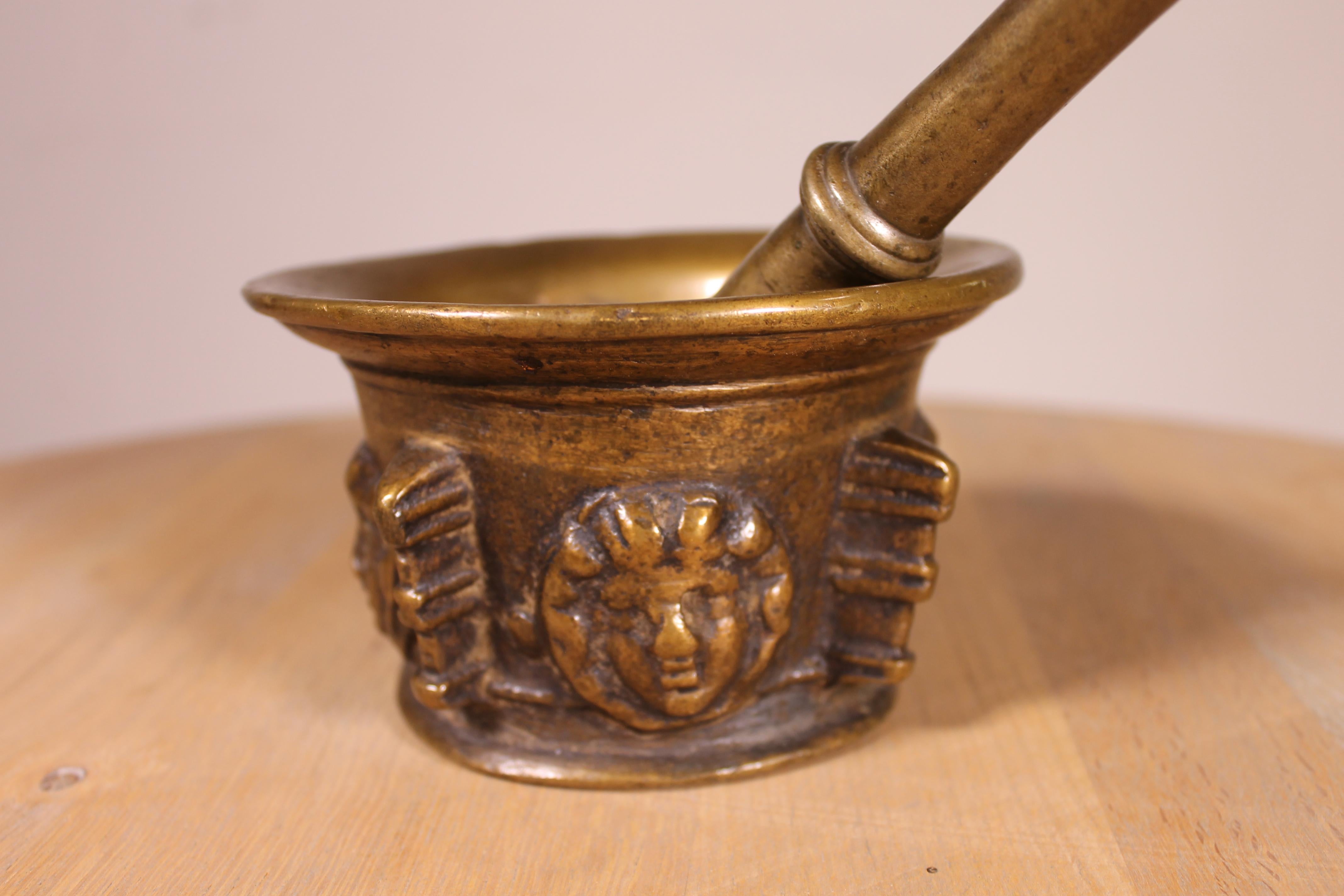 Bronze Mortar, 17th Century at 1stDibs