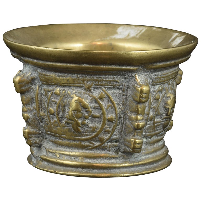 Bronze Mortar, 17th Century at 1stDibs