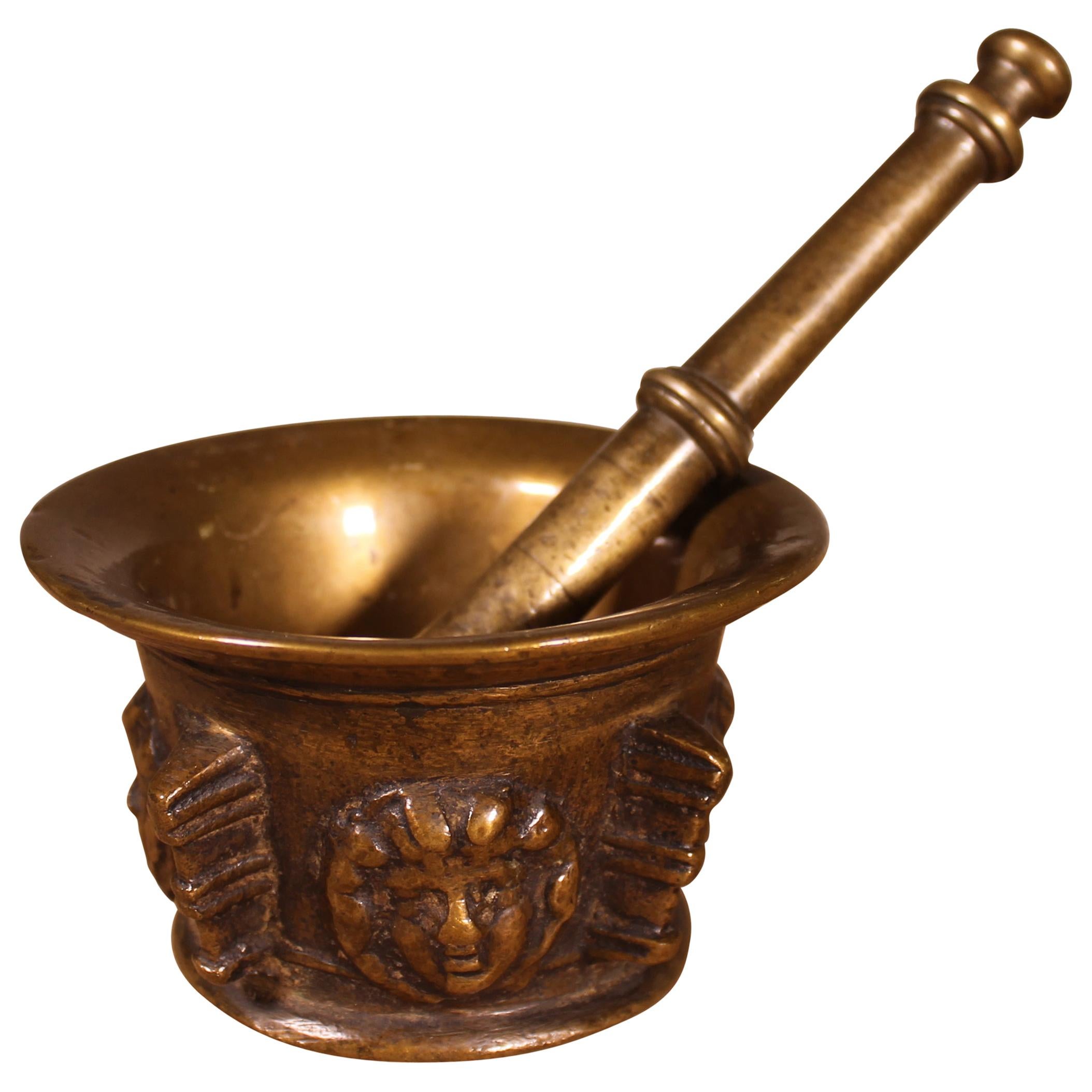 Bronze Mortar, 17th Century at 1stDibs