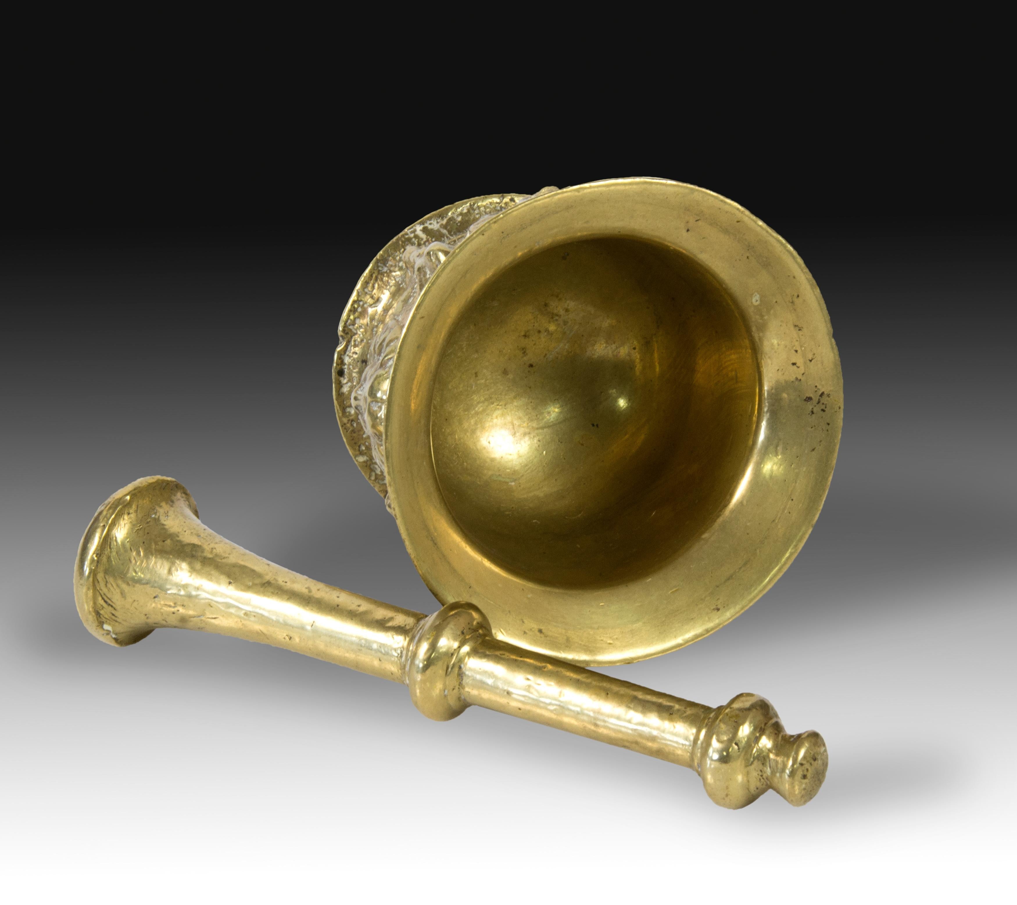 Bronze Mortar with Pestle, 17th Century For Sale at 1stDibs | 17th ...