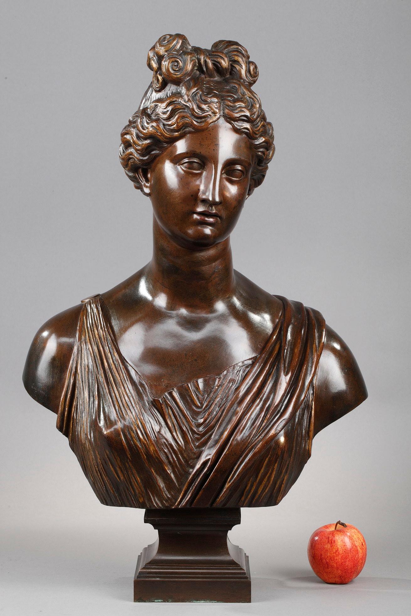 Bronze Neo-Classical Bust of a Woman, around 1900 at 1stDibs
