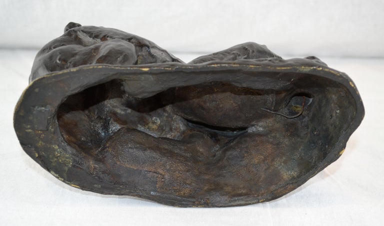 Bronze of Two Playful Monkeys by Rochard For Sale at 1stDibs