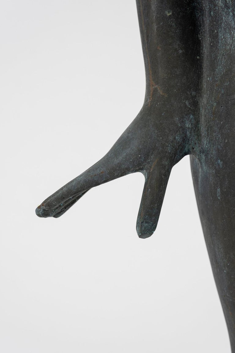 Bronze Pixie Fairy Garden Statue Fountain at 1stDibs