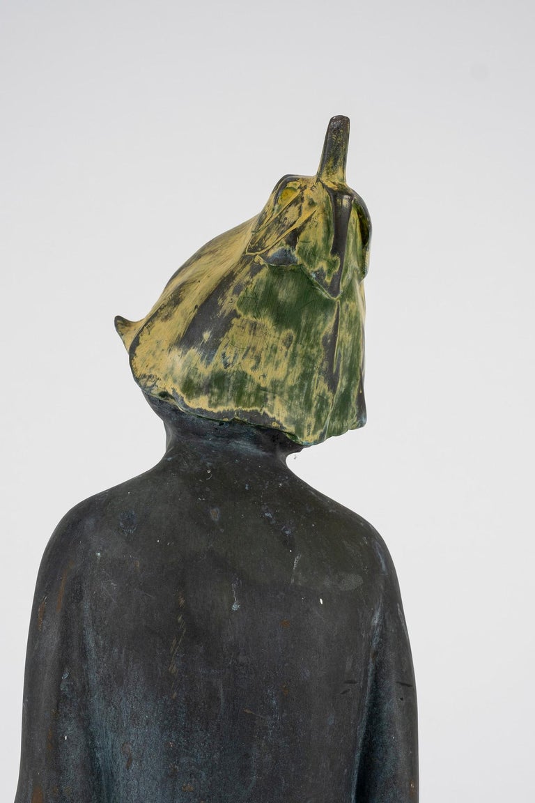 Bronze Pixie Fairy Garden Statue Fountain at 1stDibs