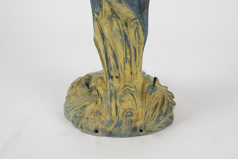 Bronze Pixie Fairy Garden Statue Fountain at 1stDibs