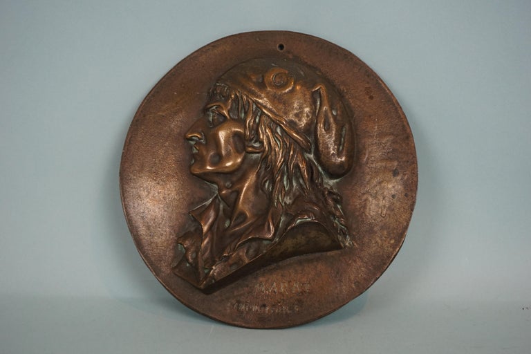 Bronze Plaque of Jean-Paul Marat French Revolution Figure For Sale at ...