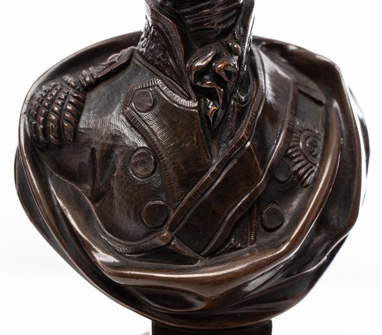 Bronze Portrait Bust of a Military Figure at 1stDibs | military bust