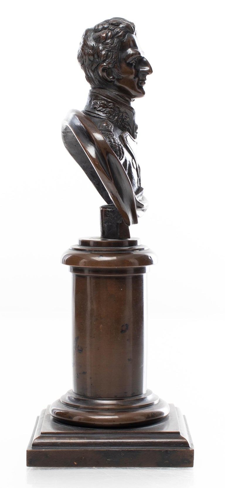 Bronze Portrait Bust of a Military Figure at 1stDibs | military bust