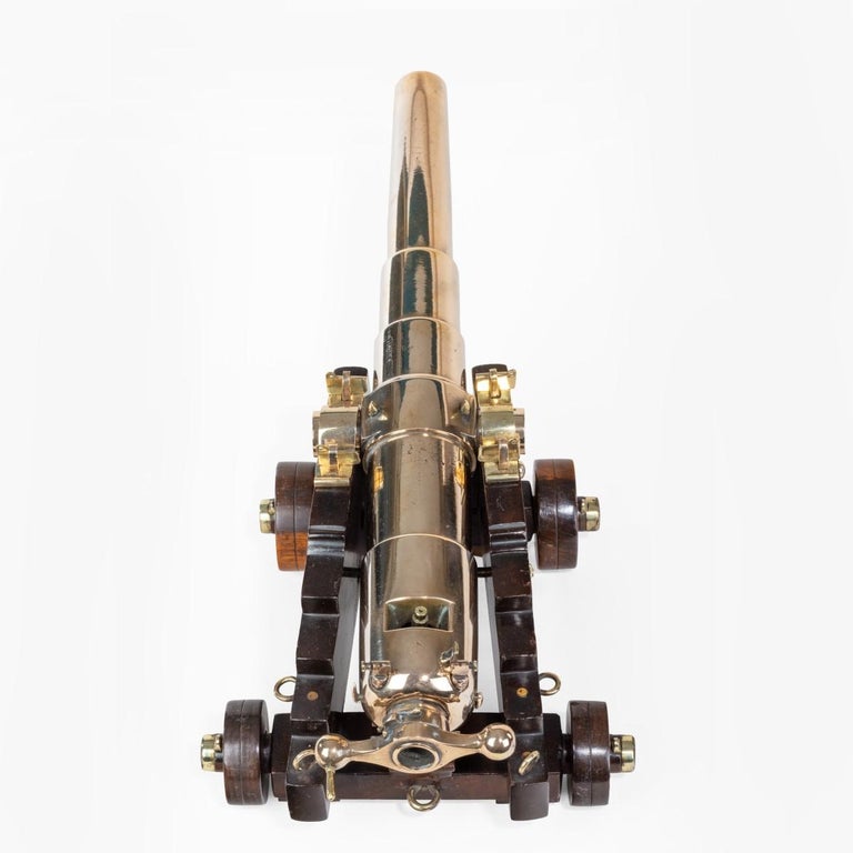 Bronze Scale Models of 40lb Naval Cannon, England, circa 1890 at 1stDibs