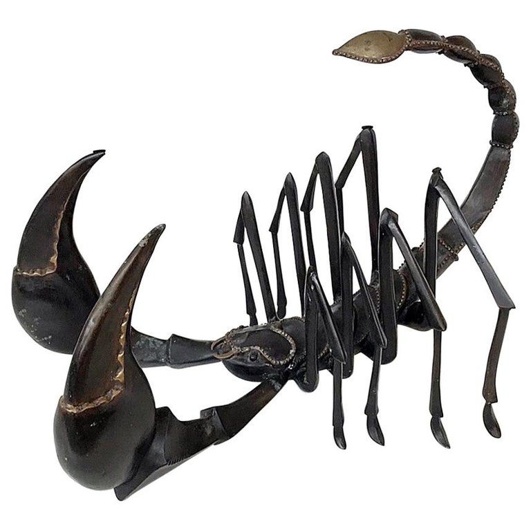 Bronze Scorpion Coffee Table, 1970s at 1stDibs