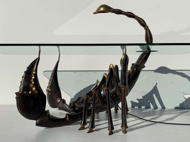 Bronze Scorpion Coffee Table For Sale at 1stDibs