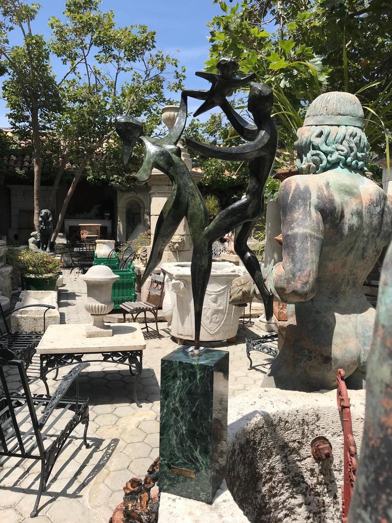 Bronze Sculpture 20th Century Spirit of Life After Robert Russin on ...