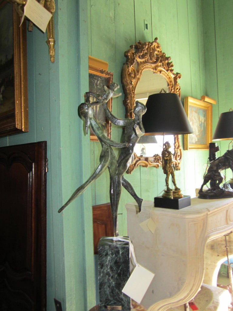 Bronze Sculpture 20th Century Spirit of Life After Robert Russin on ...