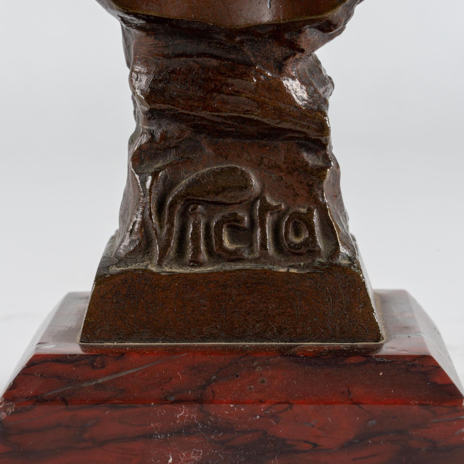 Bronze Sculpture by Emmanuel Villanis, Early 20th Century. at 1stDibs