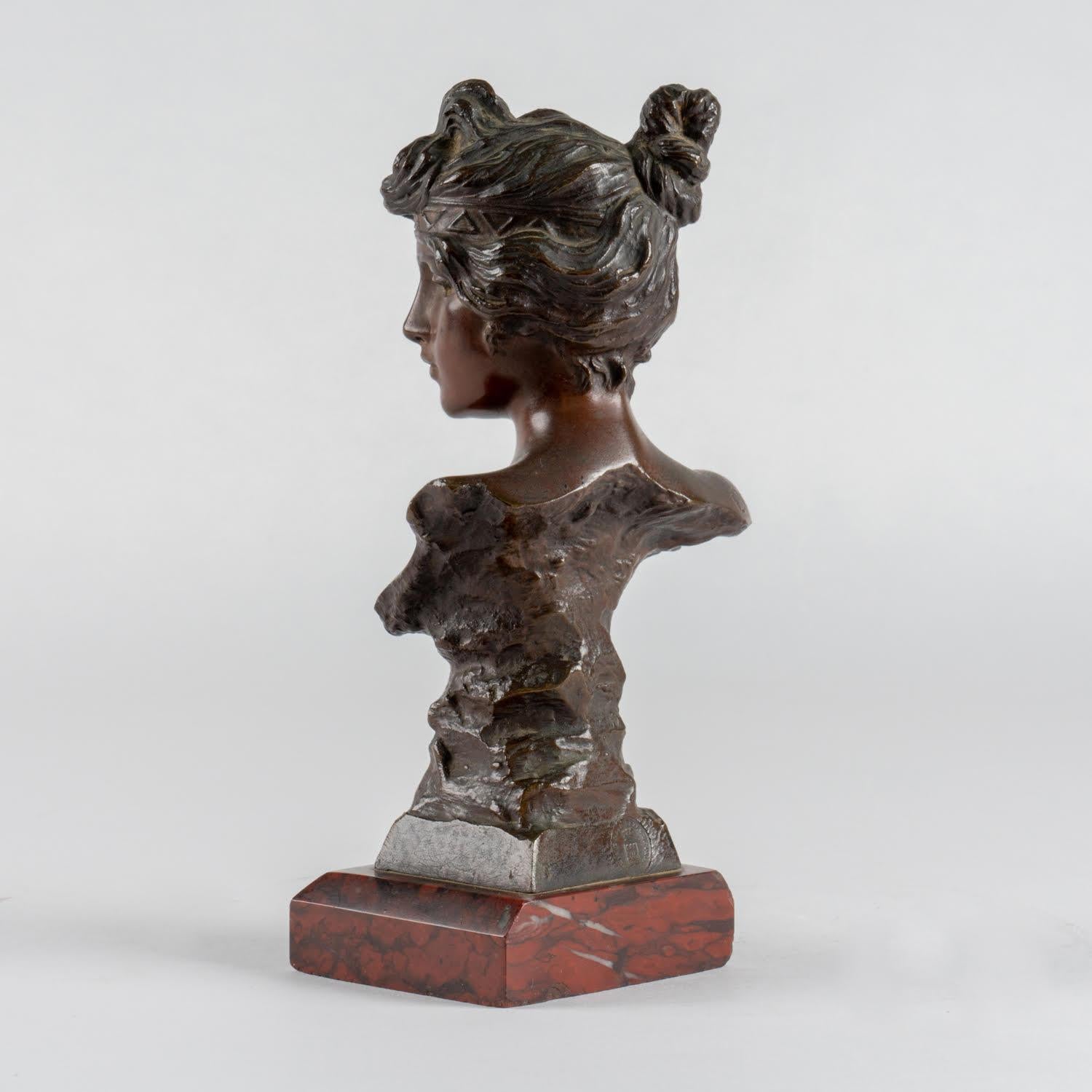 Bronze Sculpture by Emmanuel Villanis, Early 20th Century. at 1stDibs