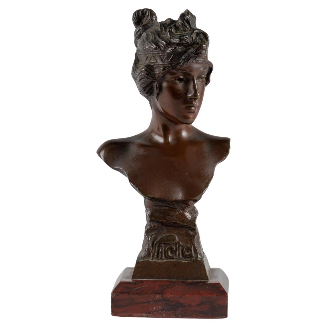 Bronze Sculpture by Emmanuel Villanis, Early 20th Century. at 1stDibs