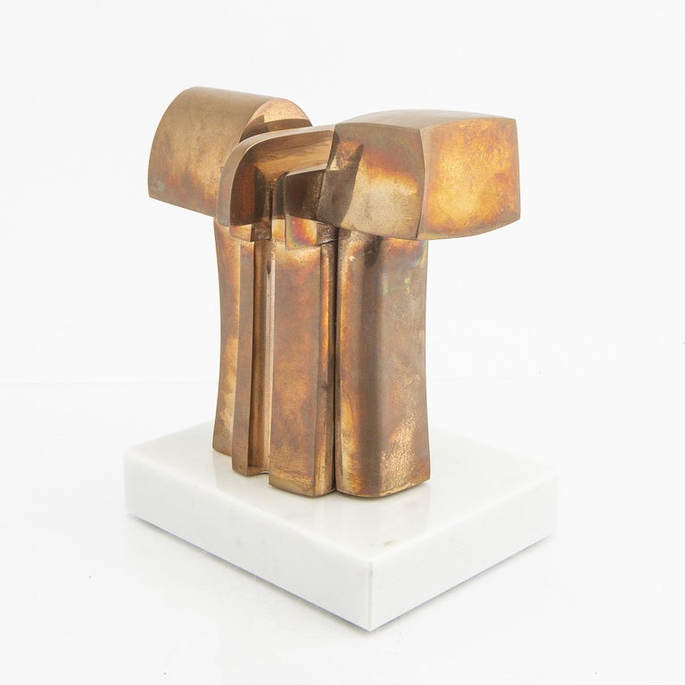 Bronze sculpture by Jose Luis Sanchez, Spain, 1970 Signed For Sale at ...