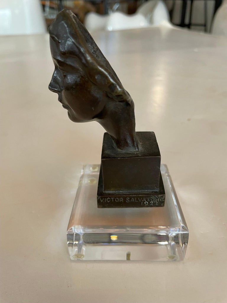 Bronze Sculpture by Victor Salvatore, 1922 For Sale at 1stDibs