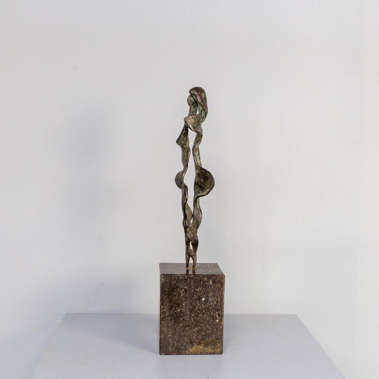 Bronze sculpture ‘dancer’ by Frank Rosen For Sale at 1stDibs