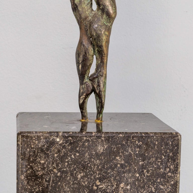 Bronze sculpture ‘dancer’ by Frank Rosen For Sale at 1stDibs