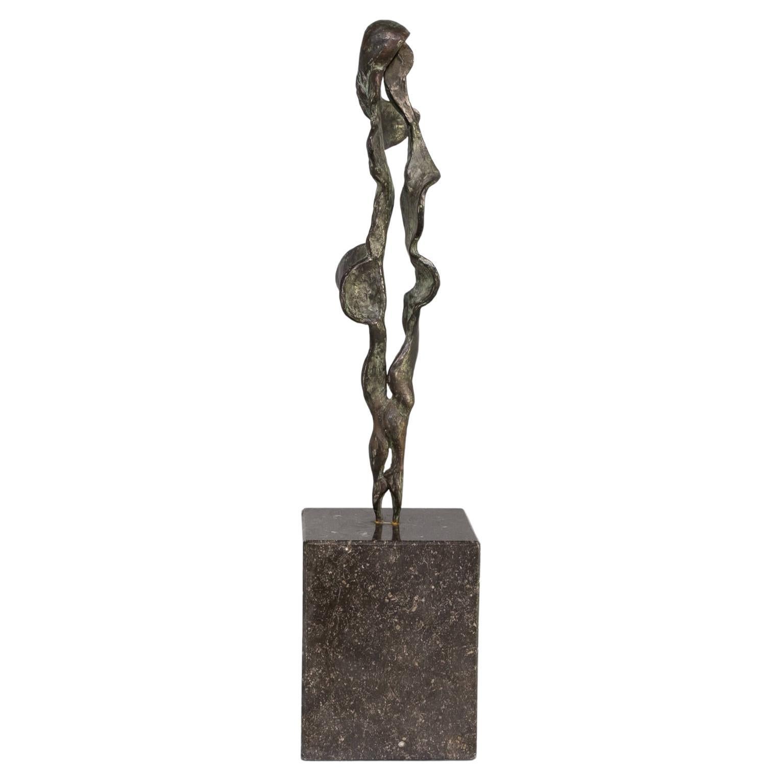 Bronze sculpture ‘dancer’ by Frank Rosen For Sale at 1stDibs
