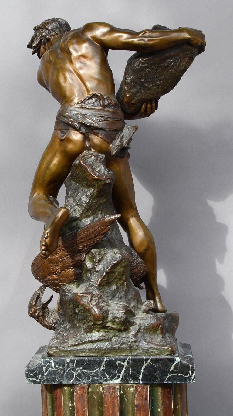 Bronze Sculpture by Edouard Drouot "Age de Pierre", 1890s For Sale at ...