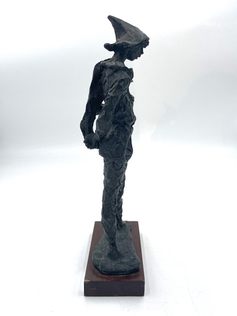 Bronze Sculpture "Harlequin" 1983 by Augusto Murer For Sale at 1stDibs
