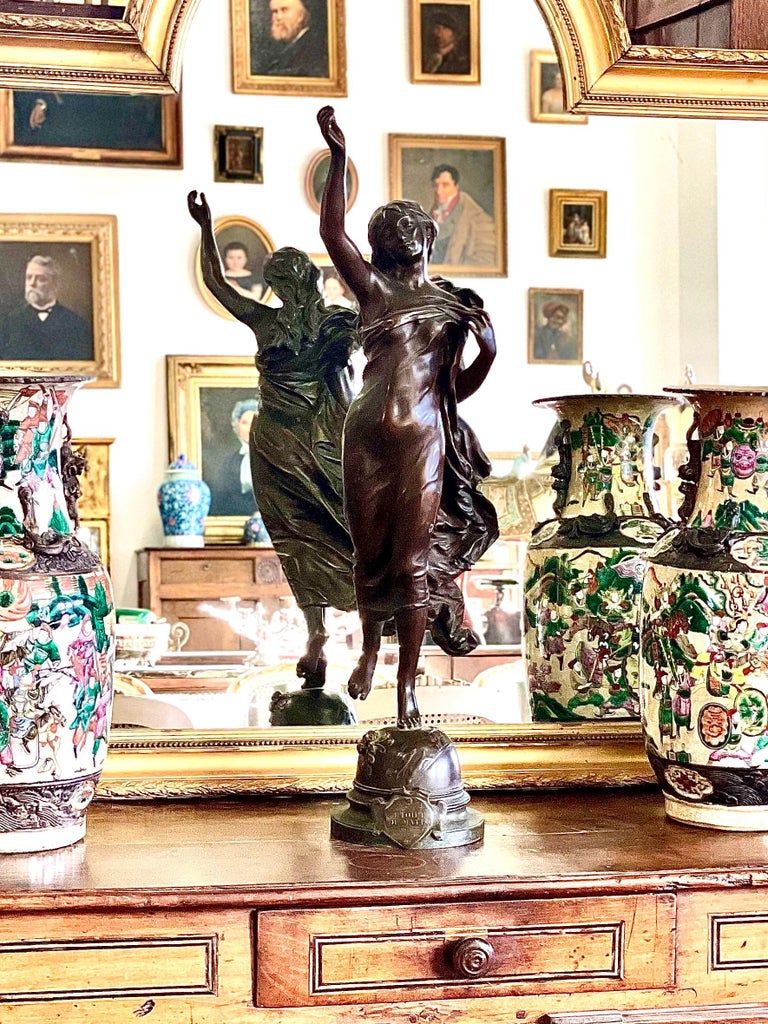 Bronze Sculpture, 'L'Etoile Du Matin' 'Star of the Morning' by Adrien ...