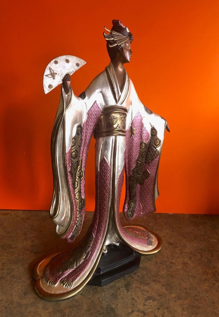 Bronze Sculpture "Madamme Butterfly" by Erte at 1stDibs