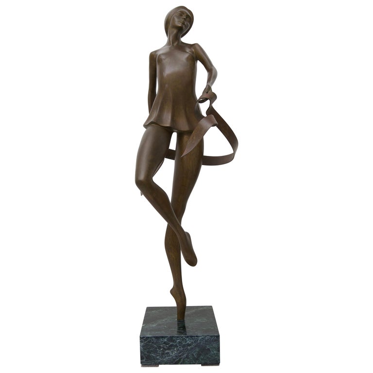 Ballerina Sculpture by Bunny Adelman For Sale at 1stDibs