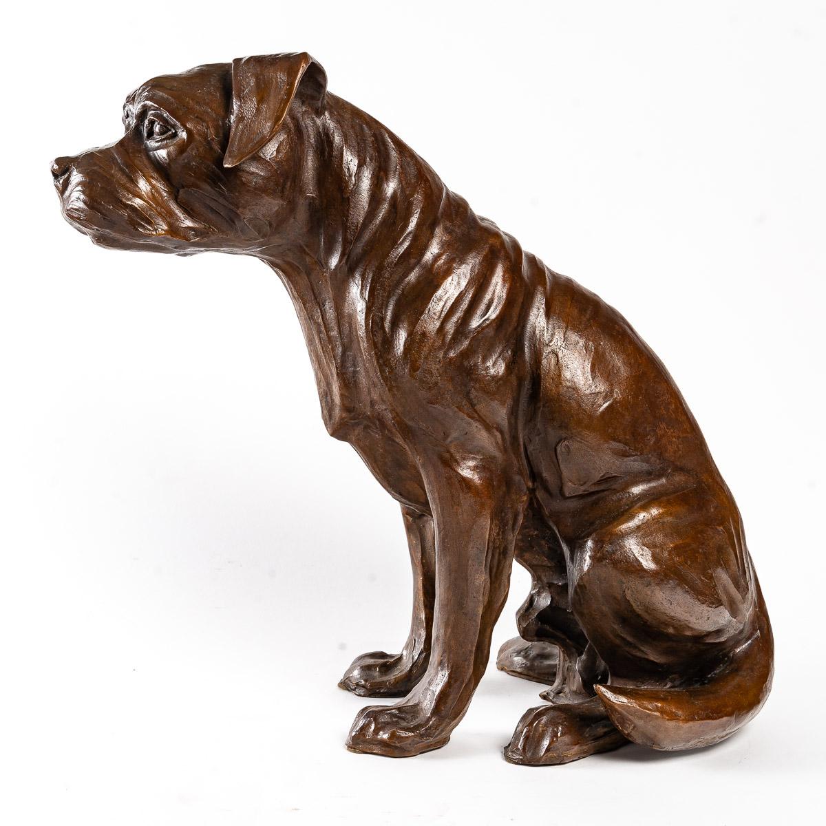 Bronze Sculpture of a Border Terrier by Adrien David For Sale at ...