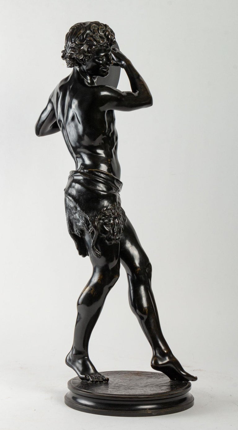 Bronze Sculpture of a Cymbal Player For Sale at 1stDibs