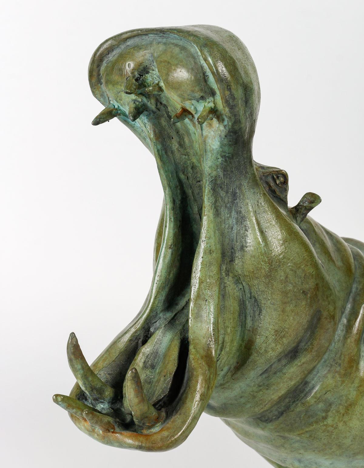 Bronze Sculpture of a Hippopotamus by Artist Hadrien David. For Sale at ...