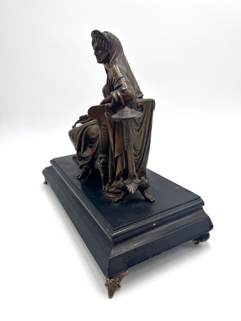 Bronze Sculpture of a Lady by Leon Pillet, 1800 at 1stDibs